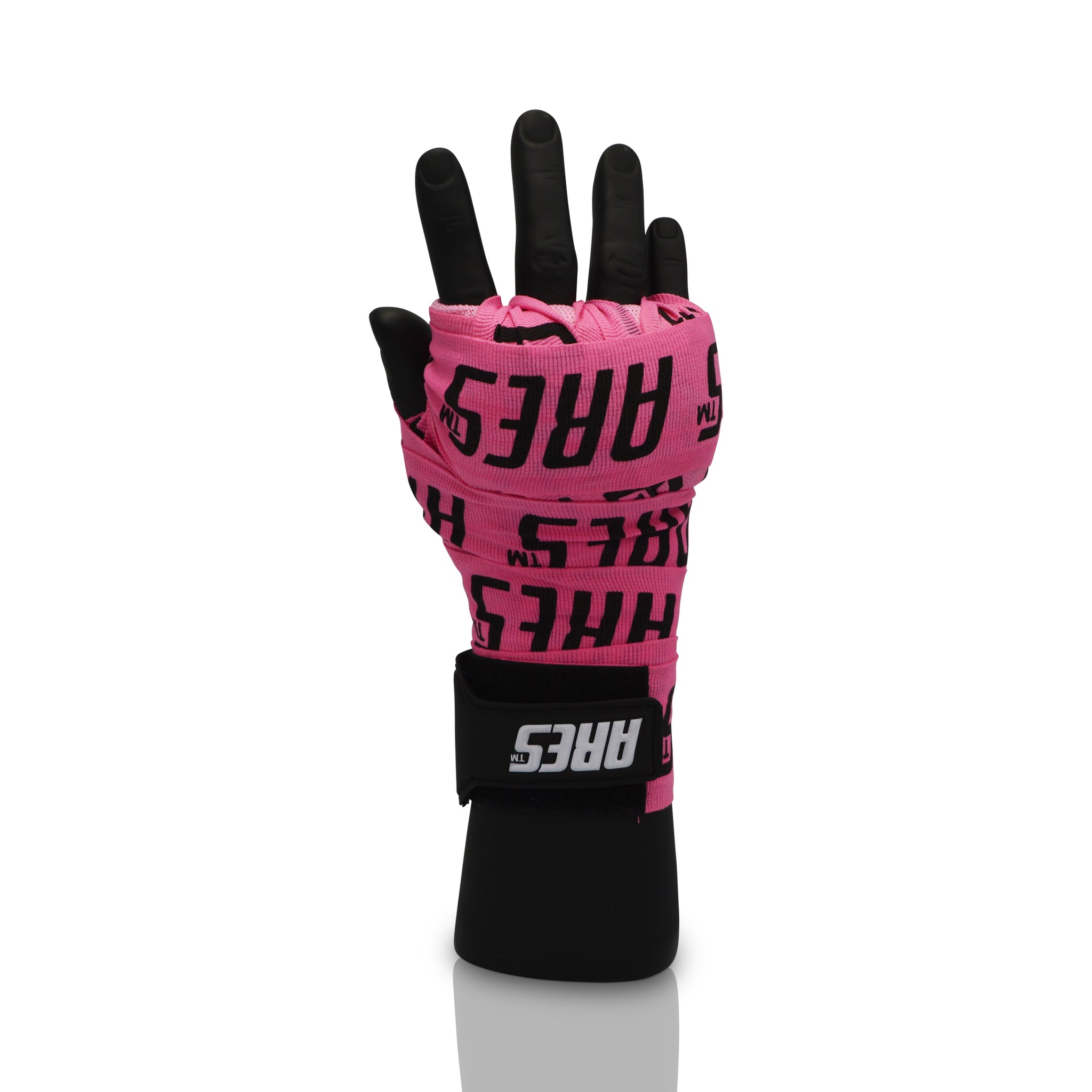 Apollo Hand Wraps with Gel & Foam Knuckle Pad - Pink